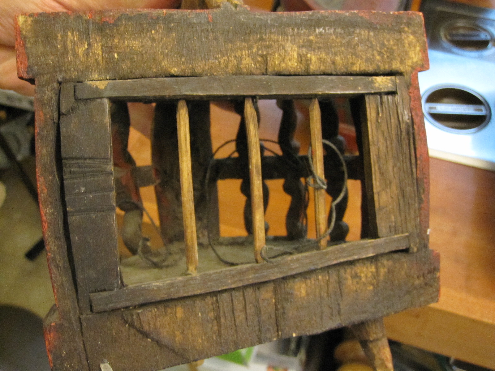 Pair of Carnival Circus Cages, Circus Animals Traveling Show Freak Show