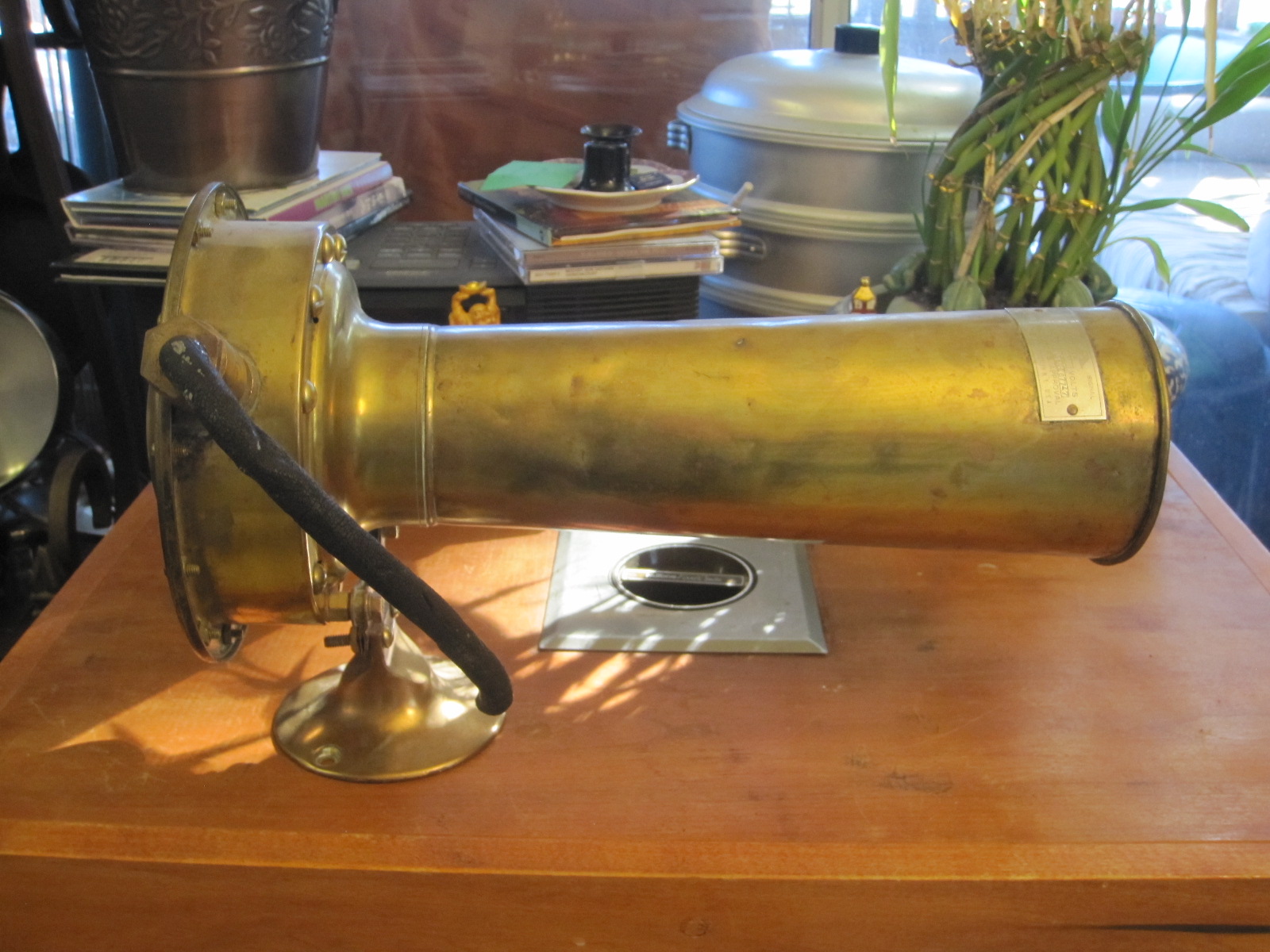 U.S. Navy 1939 Warning Signal Horn - More Unusual The Better