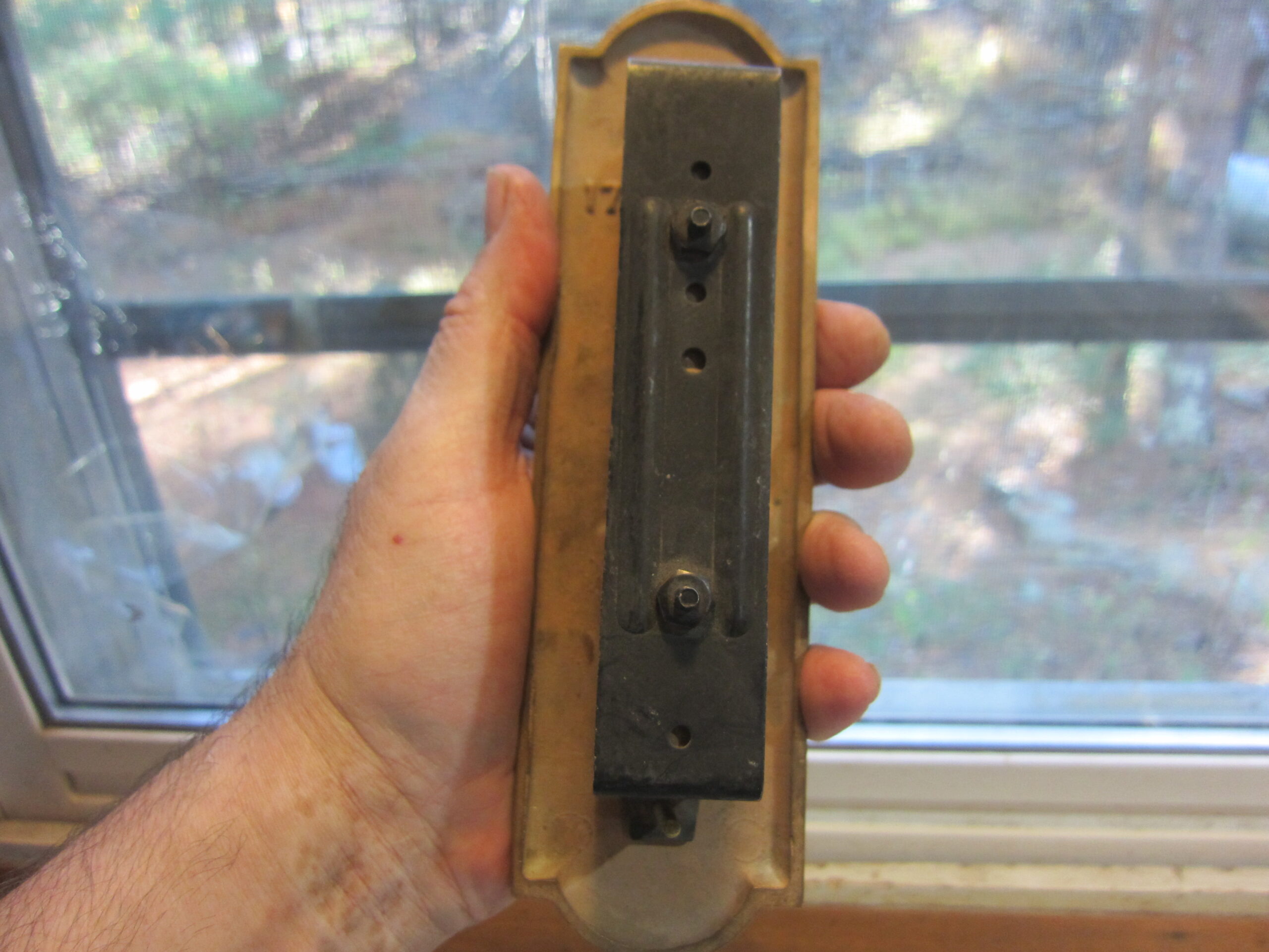 Otis Elevator Company Call Button, Historic Co, Bronze Brass,