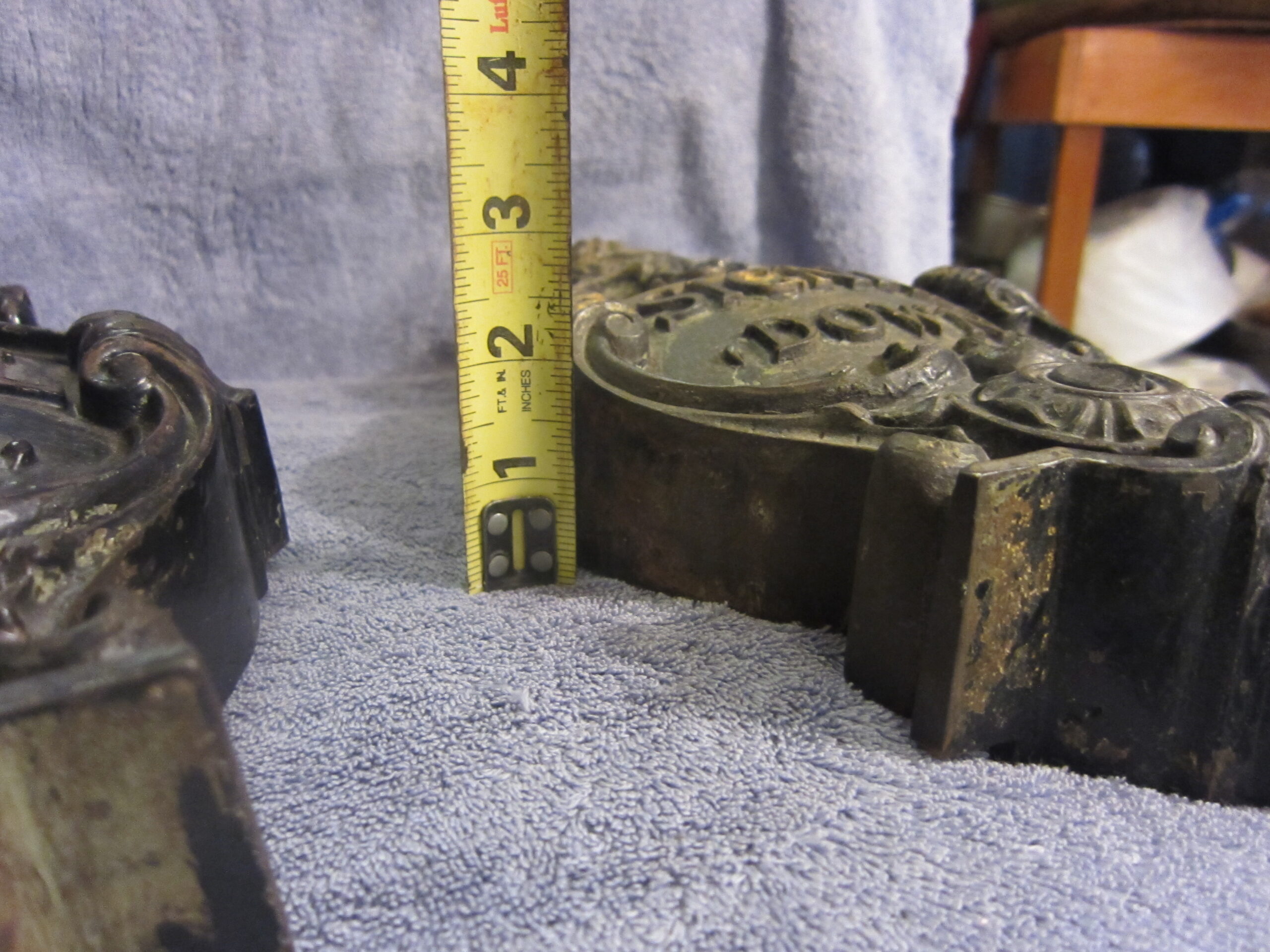 Antique Cast Iron Elevator Signal Push Button Call Boxes Salvaged