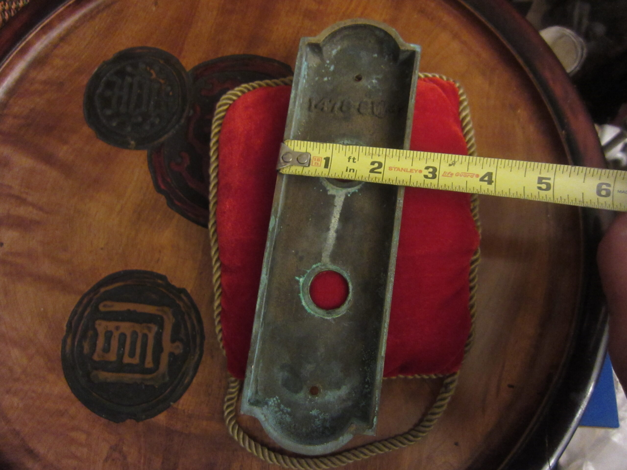 Otis Elevator Company Call Button, Historic Co, Bronze Brass,