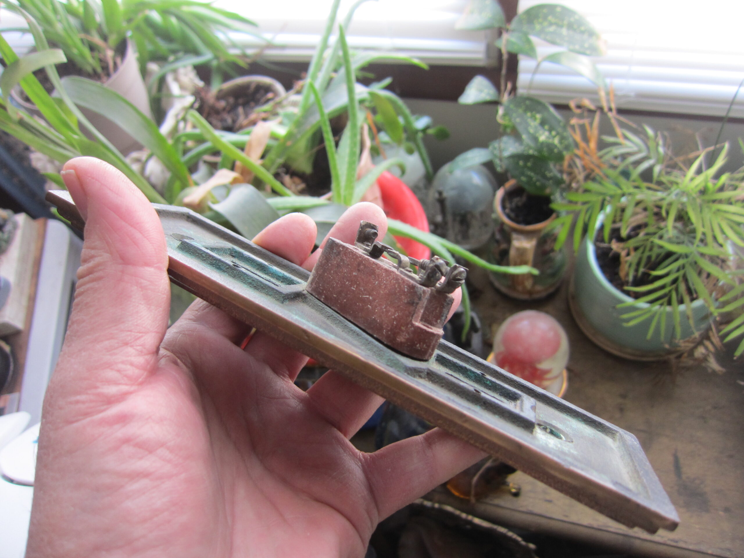 Early 20th Century Salvaged Eastern Elevator Car Call Button